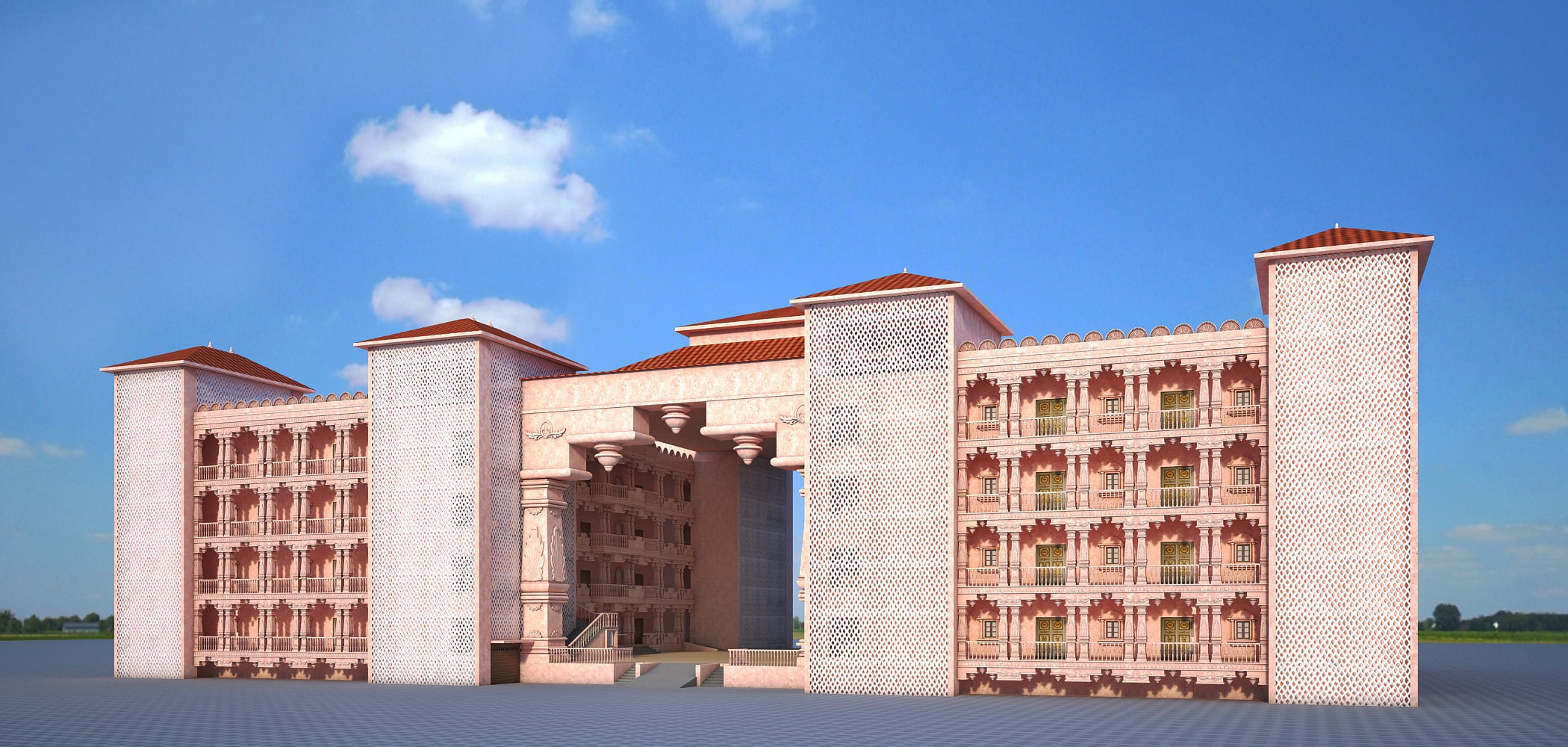 Traditional Temple Gate